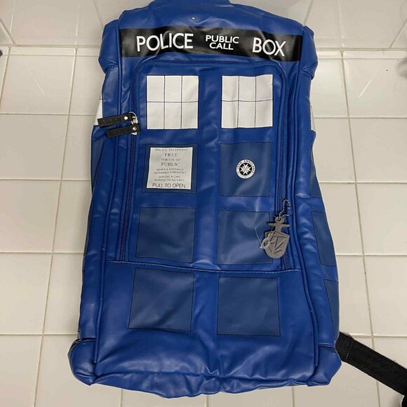 Accessories | Doctor Who Tardis Police Box Backpack | Poshmark